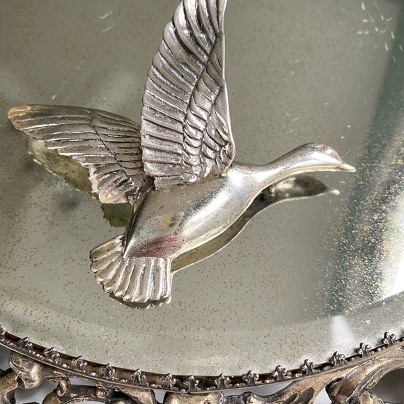 Vintage | Jewelry | Vintage Sterling Silver Inflight Goose Brooch ...